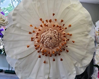 Free-standing Giant Paper Flower Window Display Spring Summer Wedding ...