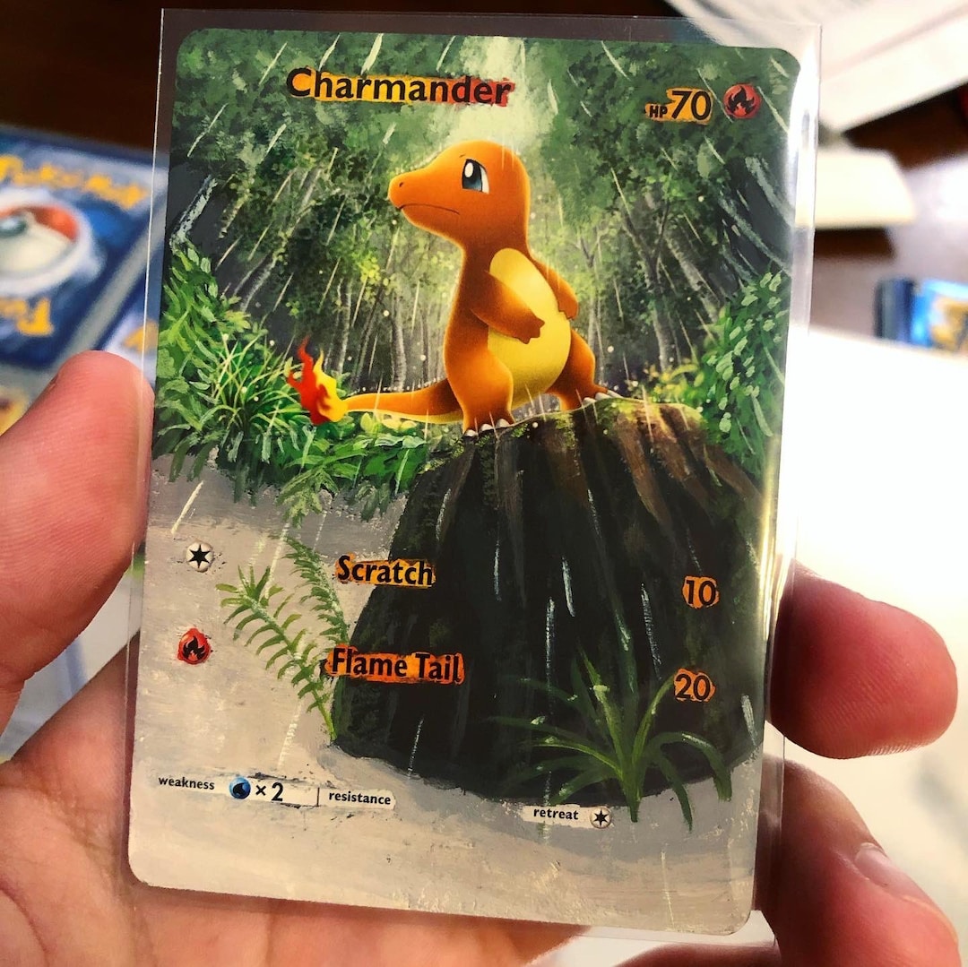 Pokemon Card Altered Arts - Shiny, Extended Art - Made Custom to Order ...
