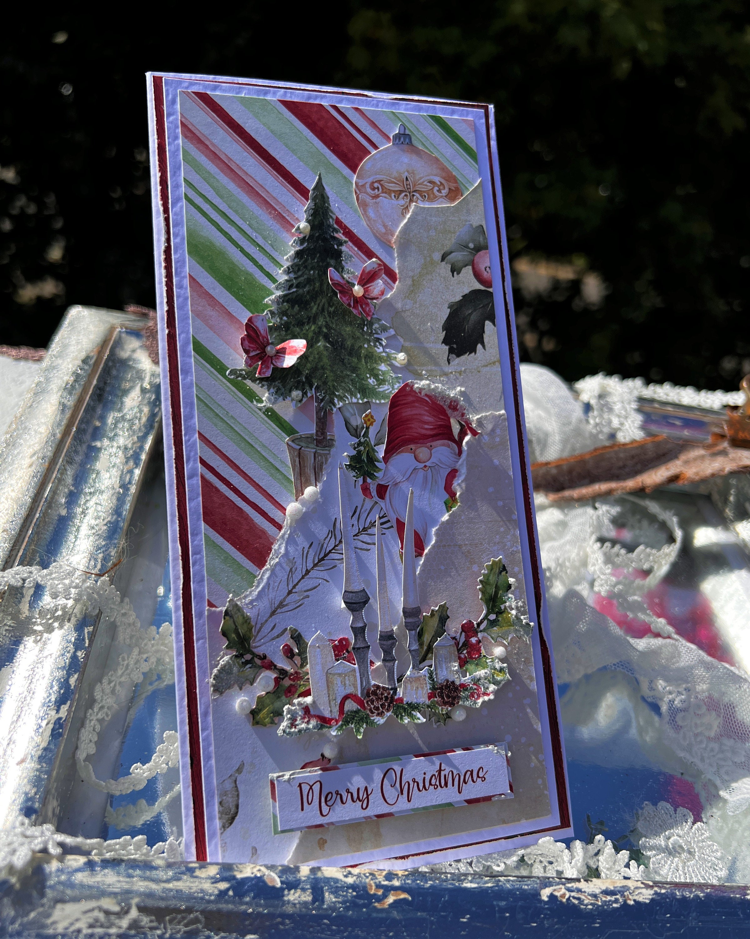 Special Christmas Card ,handmade Luxury Christmas Card, Wishing You A ...