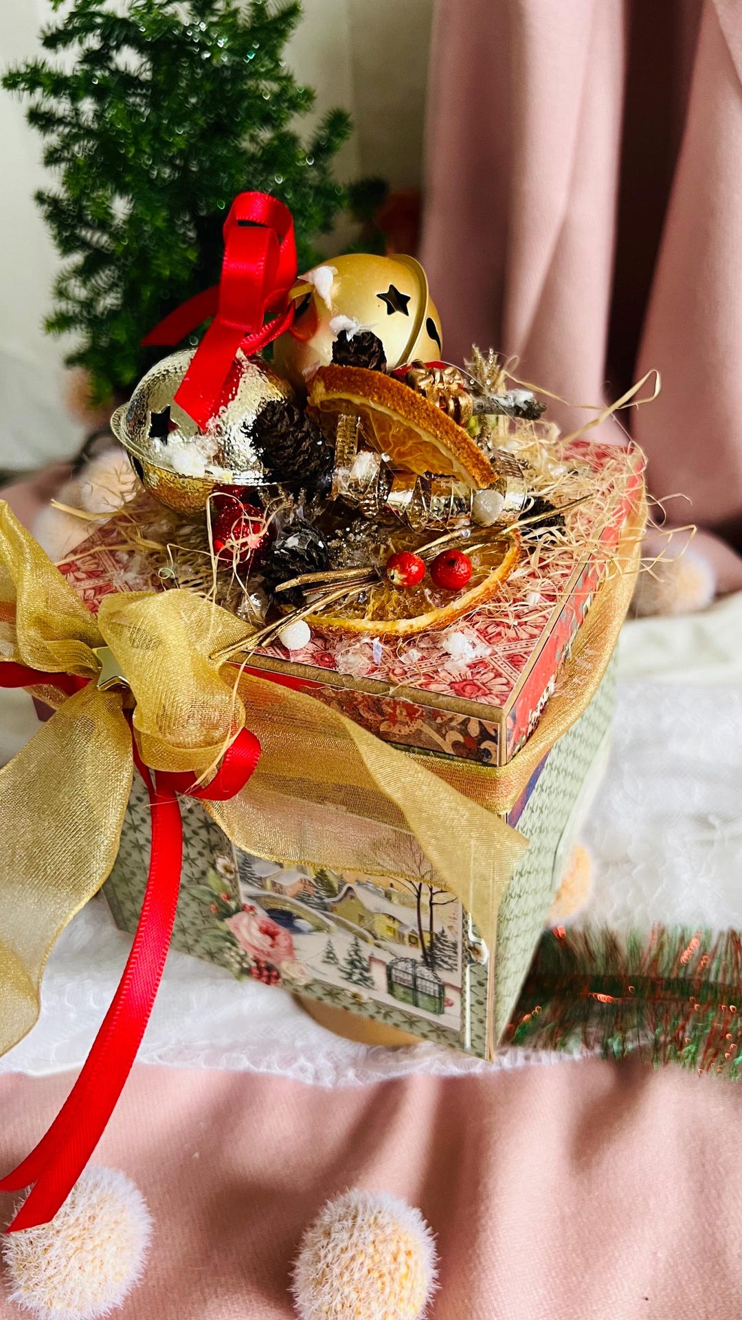 Artistic Magical Christmas Exploding Box A Winter Wonderland - Etsy