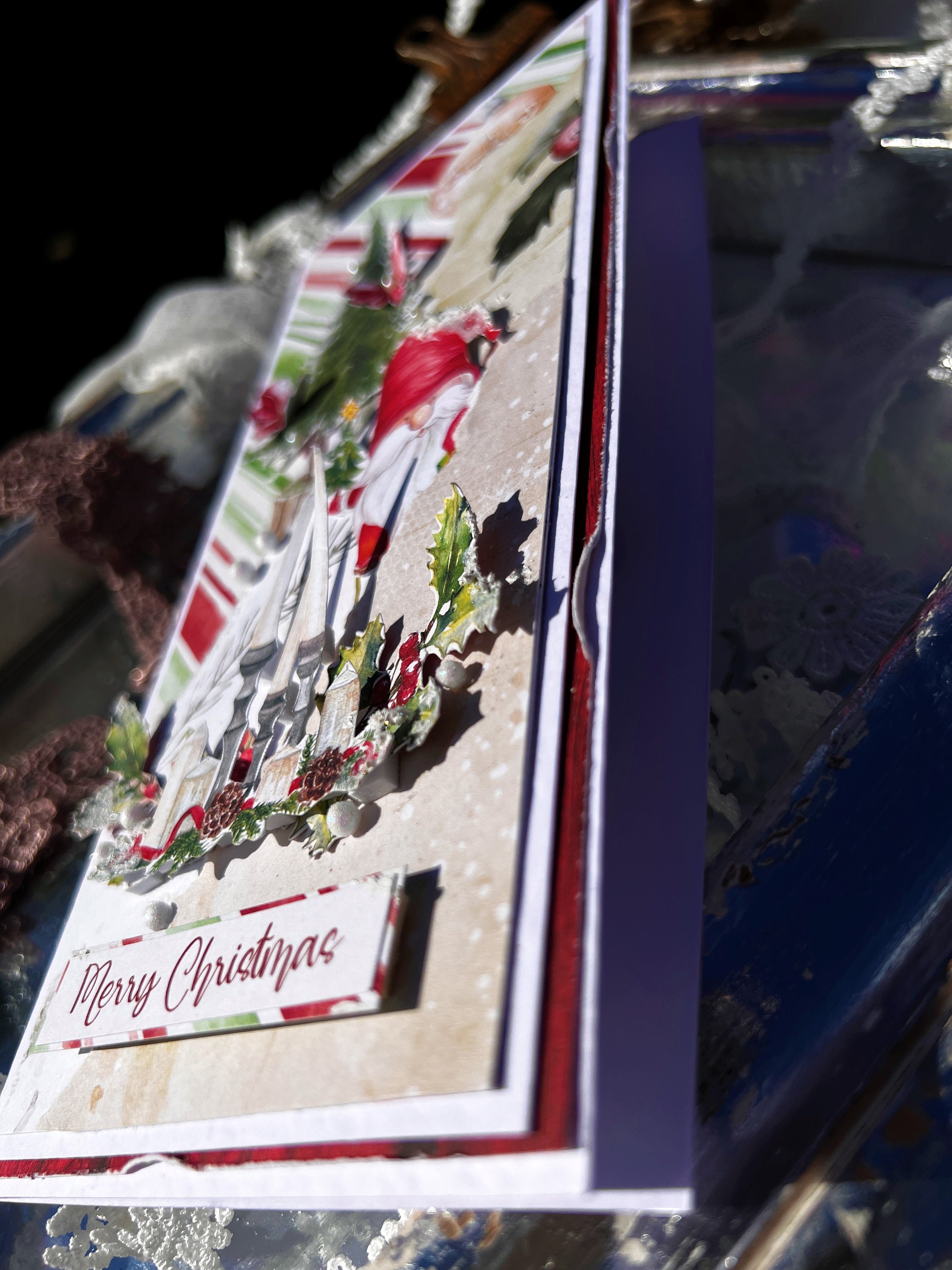 Special Christmas Card ,handmade Luxury Christmas Card, Wishing You A ...