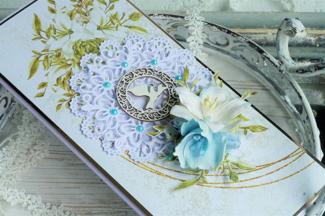 Handmade Luxury First Holy Communion Card Handmade Religious Card ...