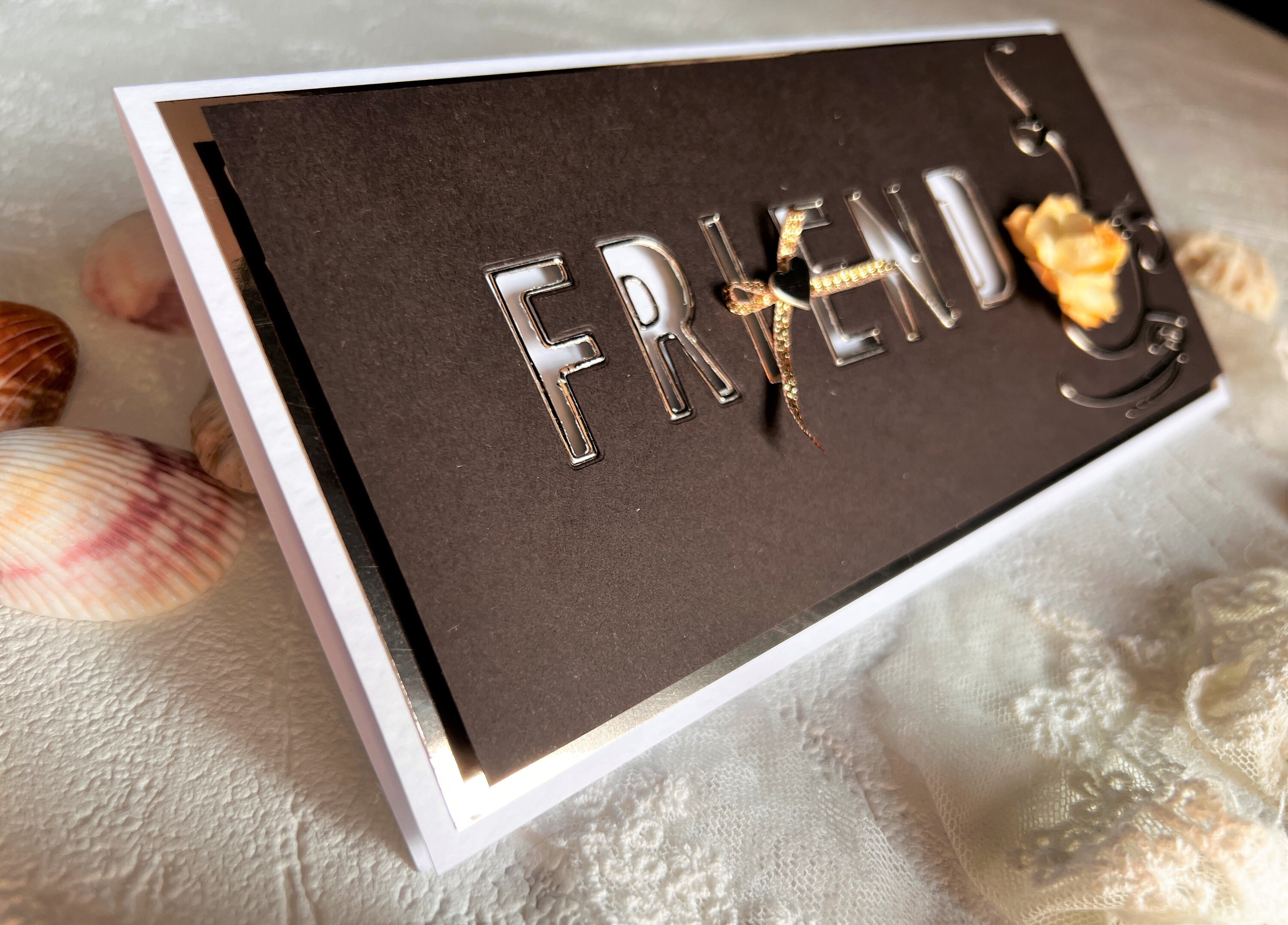 Friendship Card 3D best Friend Birthday or Galentine's - Etsy