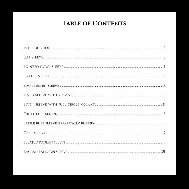 Mad About Sleeves 11 Bonus Sleeves Instant Download PDF - Etsy