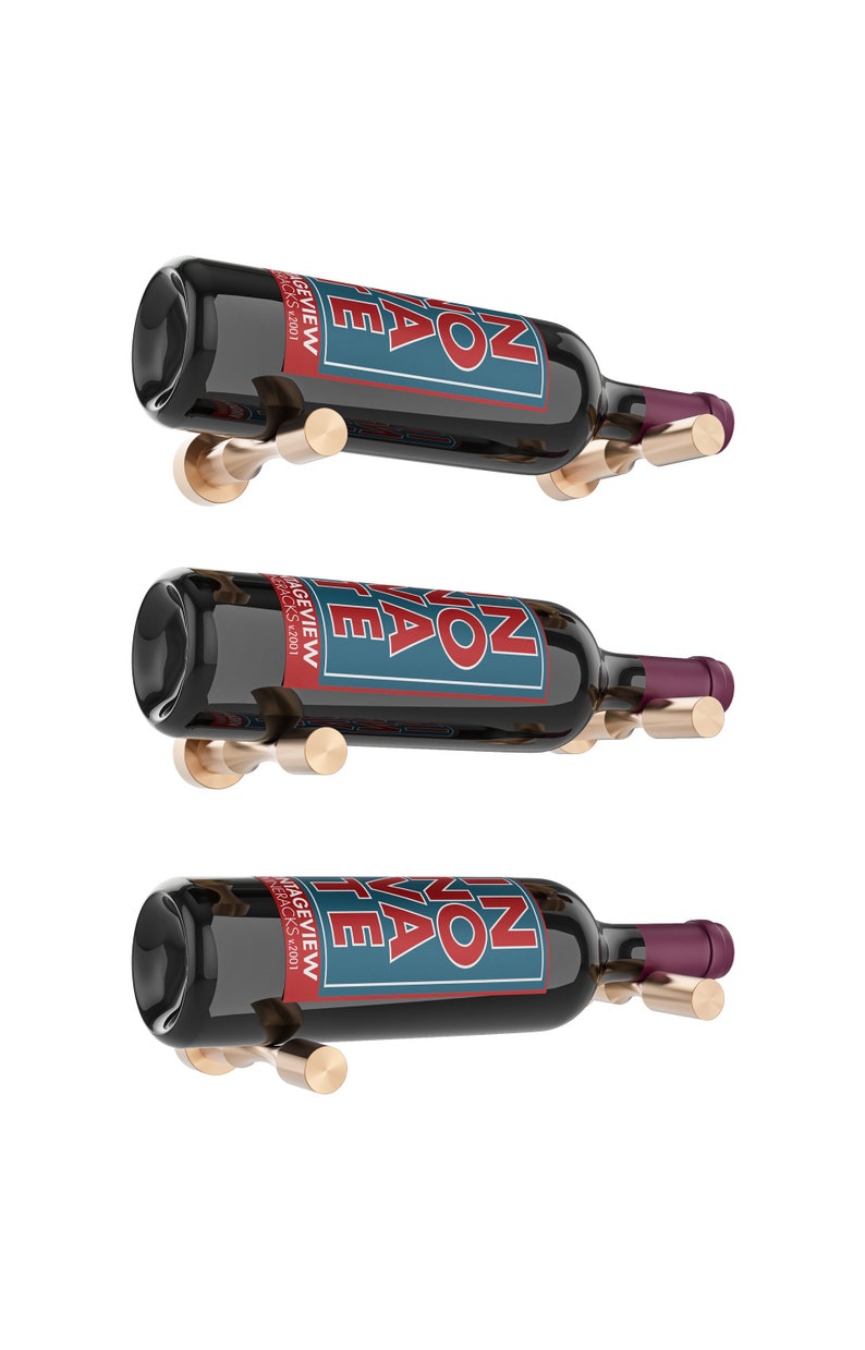 Vino Pins Designer Wine Rack Kit 3 Bottles - Etsy