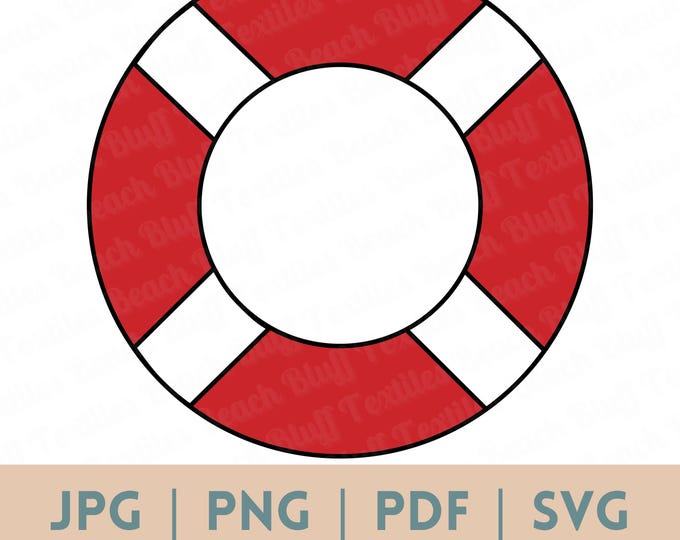 Watercolor Life Preserver Clipart, Set of Life Preserver, 10 High ...