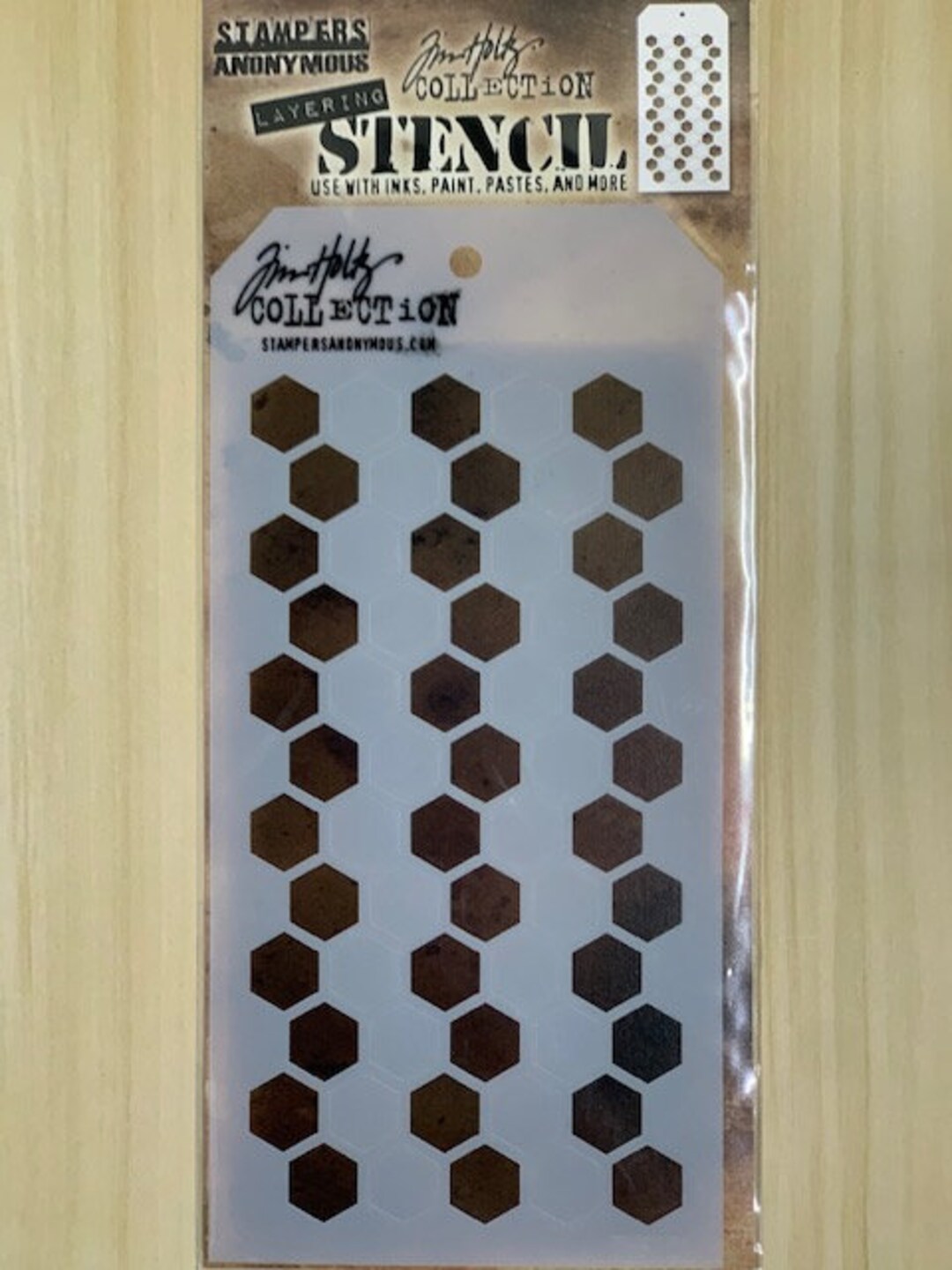 Tim Holtz Shifter Hex Layering Stencil - Etsy