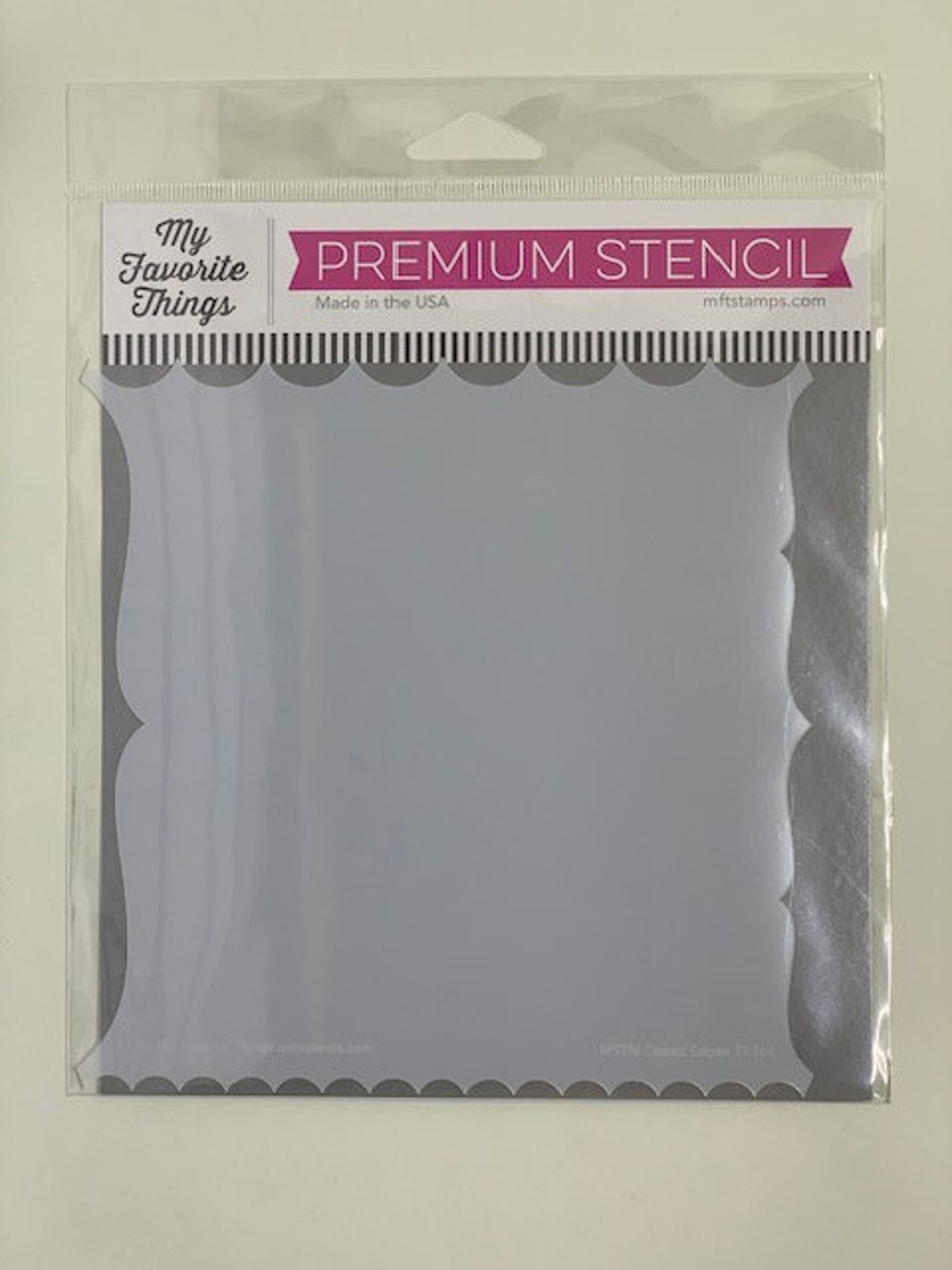 My Favorite Things Classic Edges Stencil - Etsy