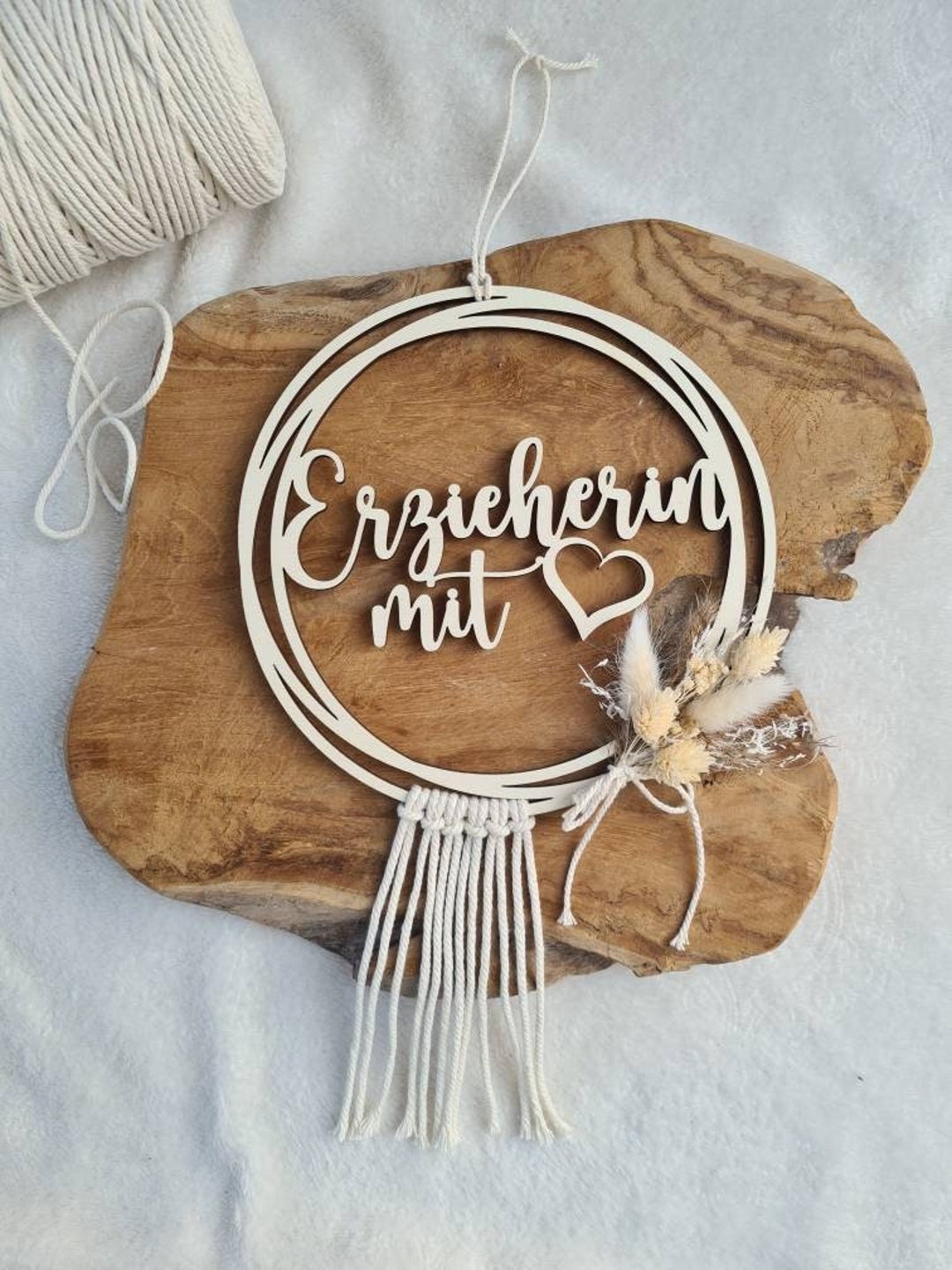 Dried Flower Wreath, Kindergarten Farewell, Door Wreath, Educator With ...