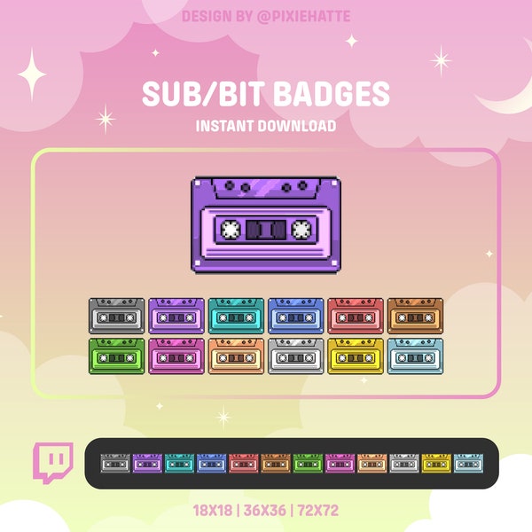 Sub Badges - Etsy