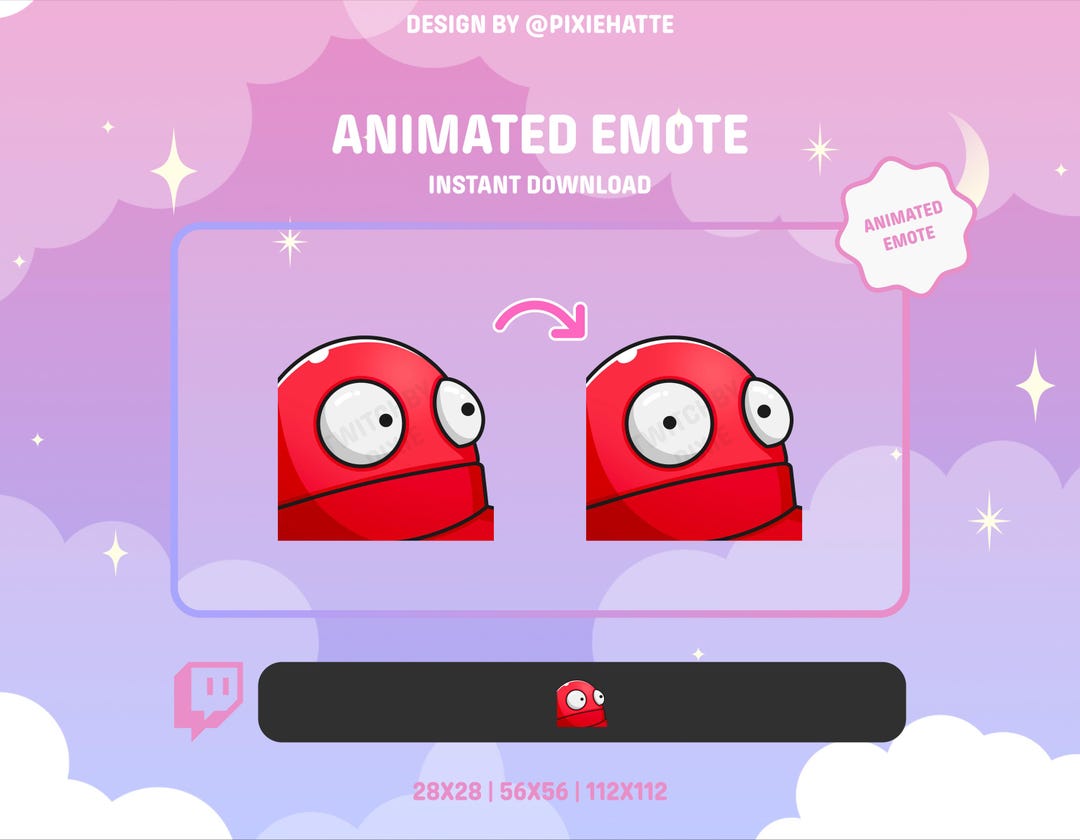 Animated REPO Emote (red) | R.E.P.O. Game | Twitch Emote | Animated ...