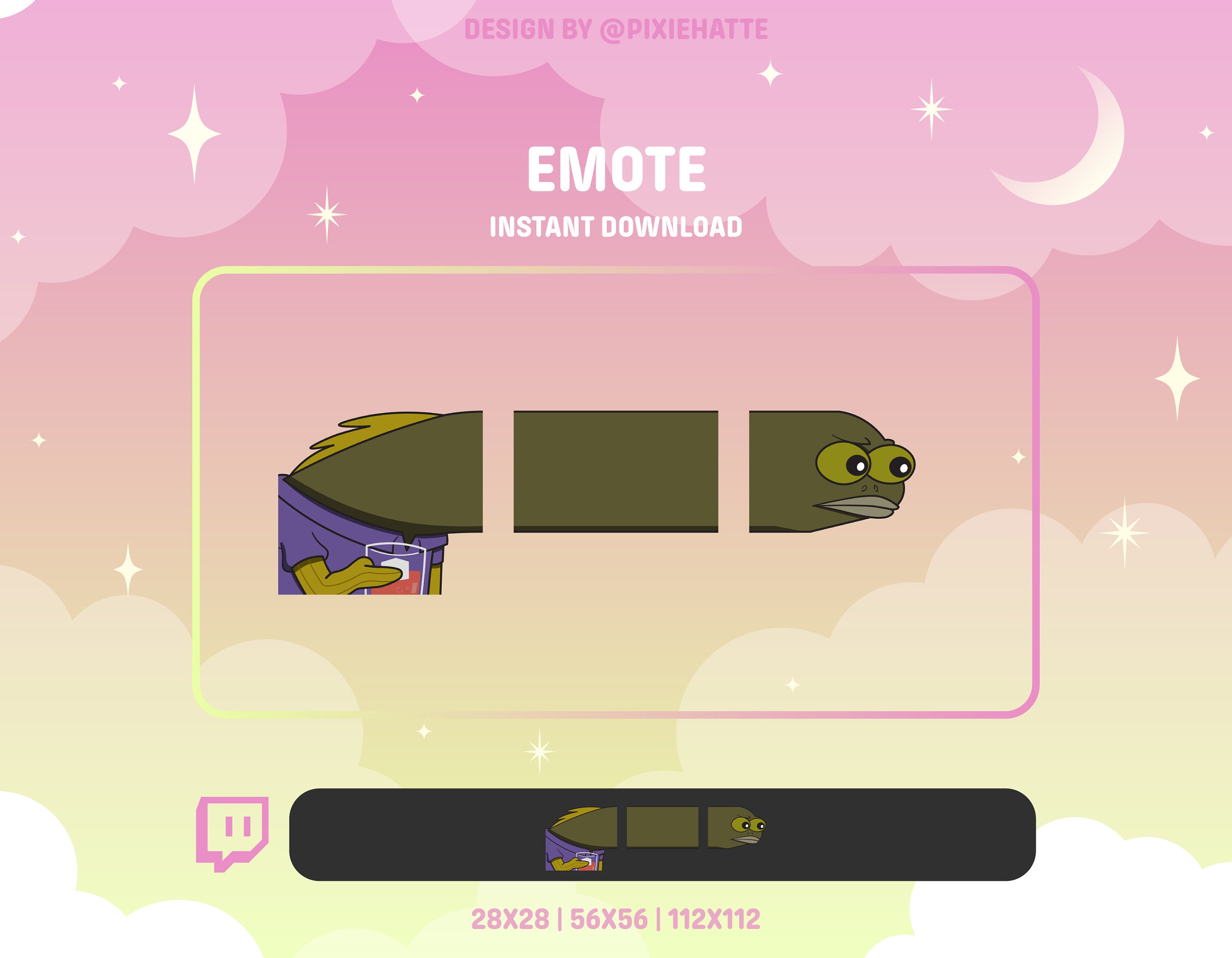 Bob Esponja Qué Emote Tom / Emote / Twitch Emote / Twitch / Meme - Etsy ...