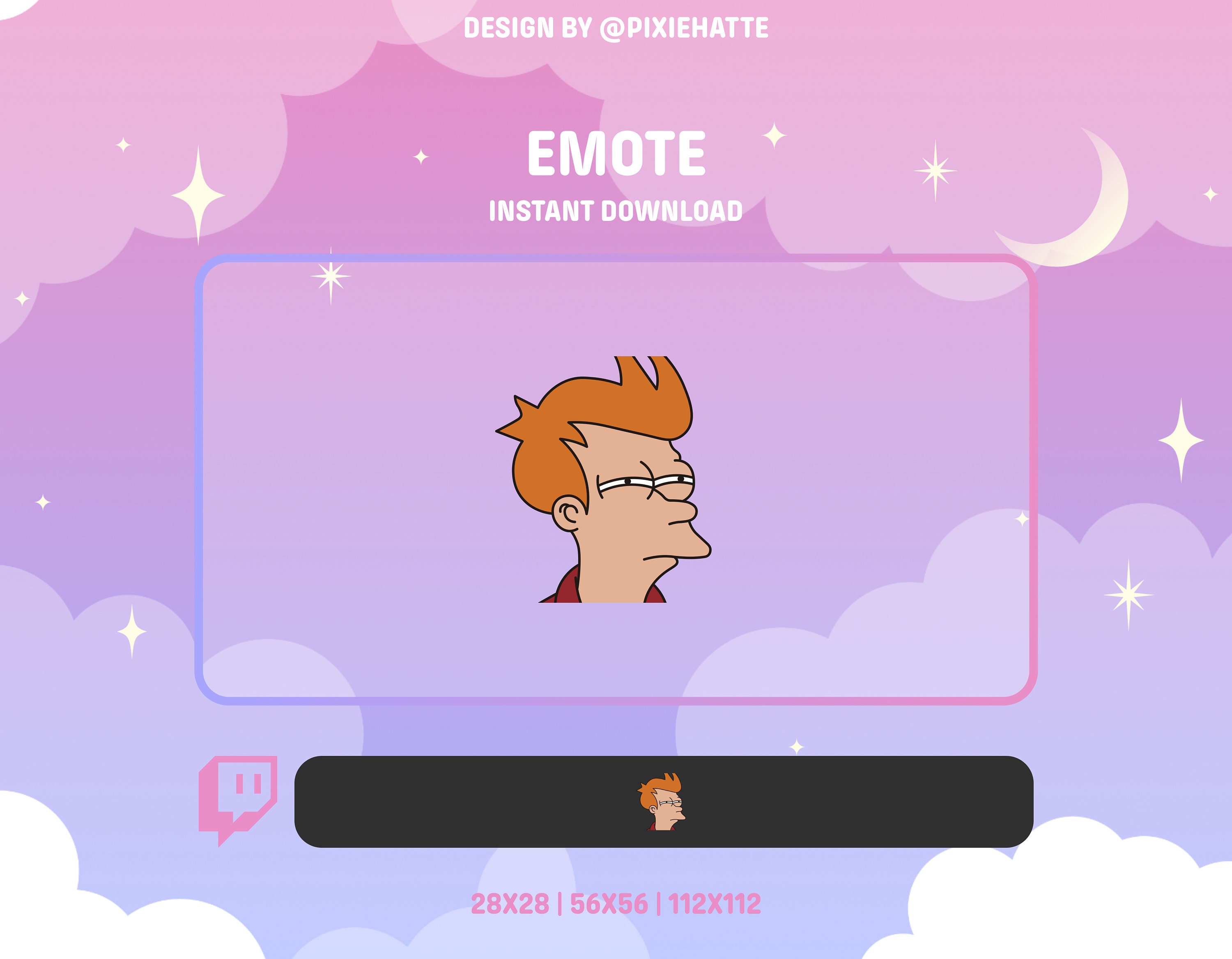 Philip Doubt Emote (futurama) | Emote | Twitch Emote | Twitch | Meme - Etsy