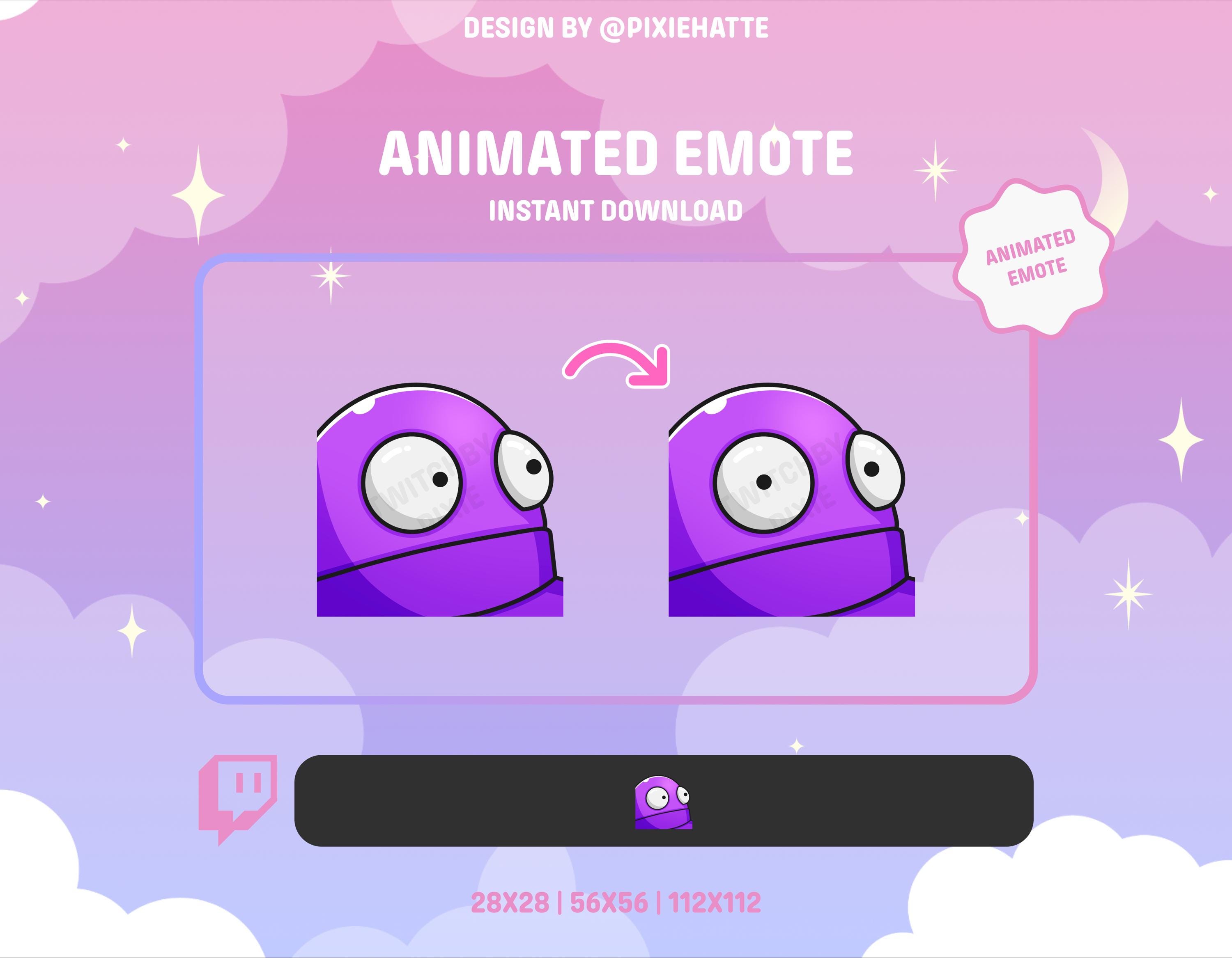 Animated REPO Emote (purple) | R.E.P.O. Game | Twitch Emote | Animated ...