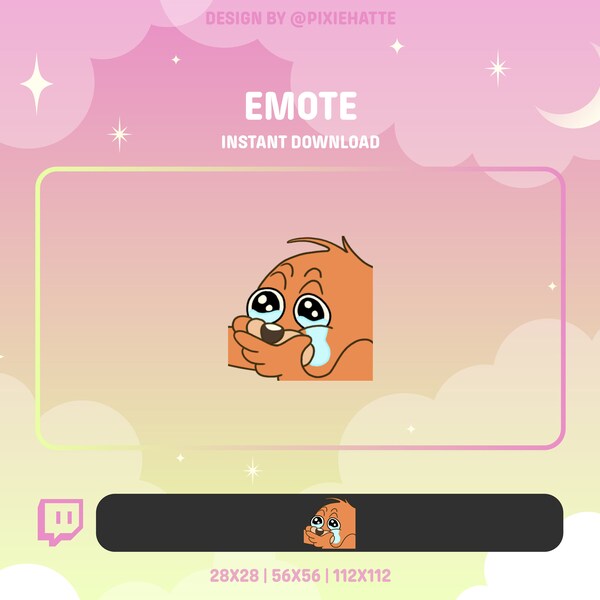 Sissy twitch emote - Etsy.de