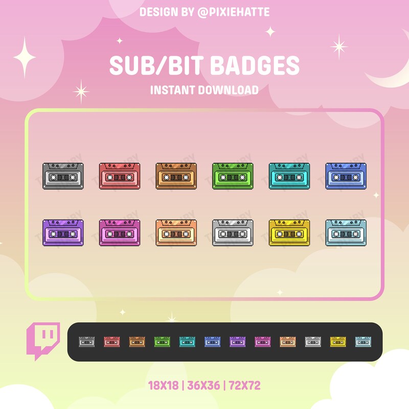 Sub Badges - Etsy