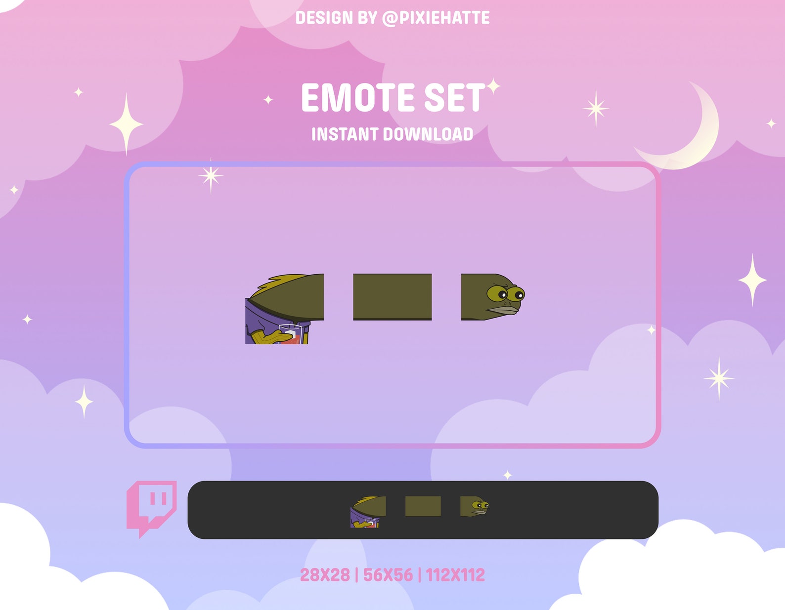 Spongebob What Emote tom Emote Twitch Emote Twitch Meme - Etsy