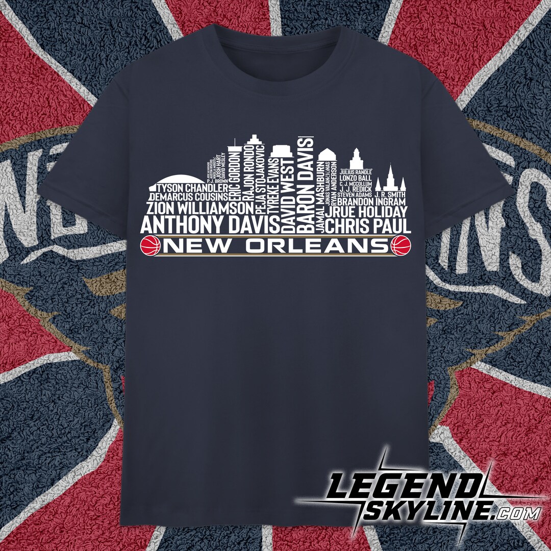 New Orleans Basketball Team All Time Legends New Orleans City - Etsy