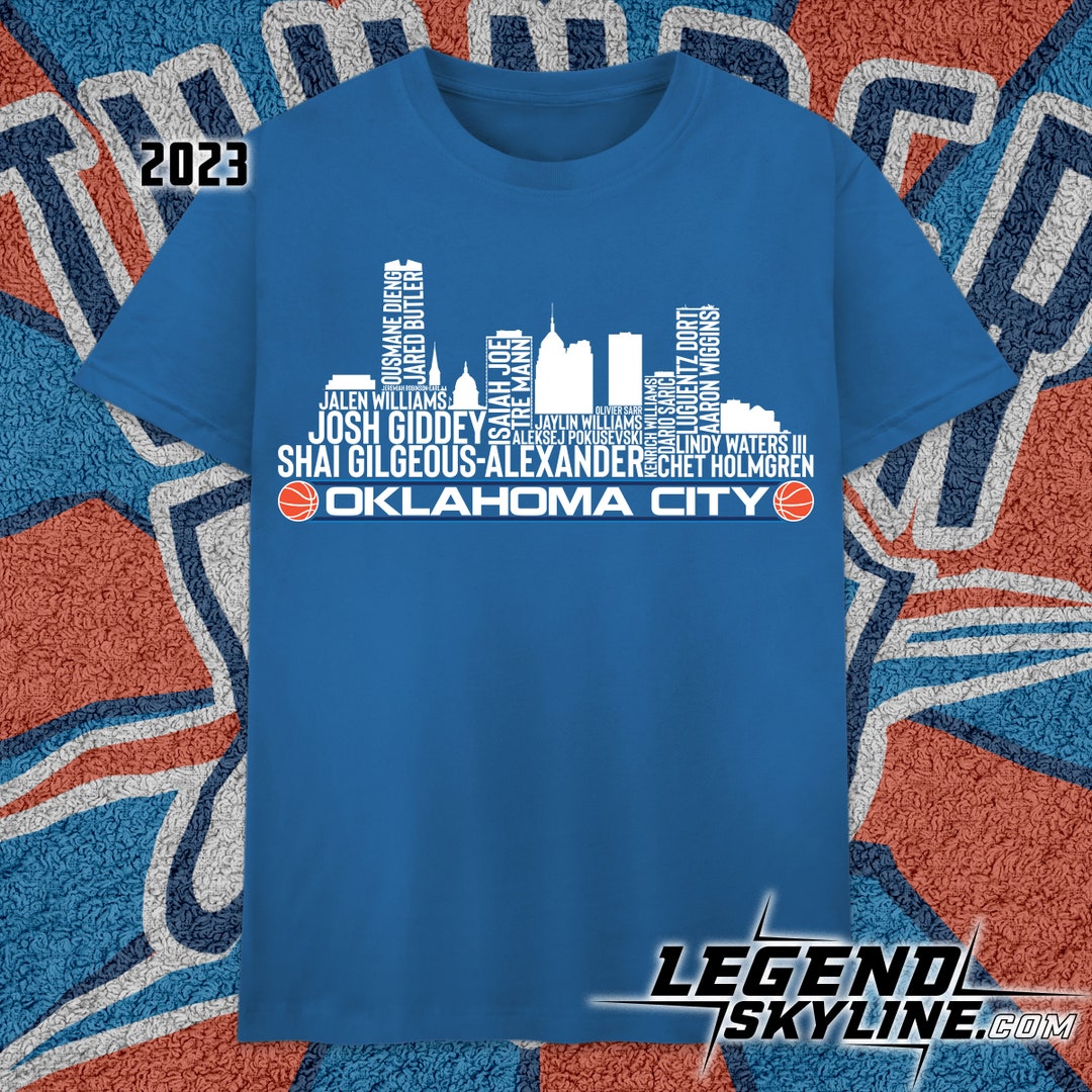 Oklahoma City Basketball Team 23 Player Roster, Oklahoma City Skyline ...