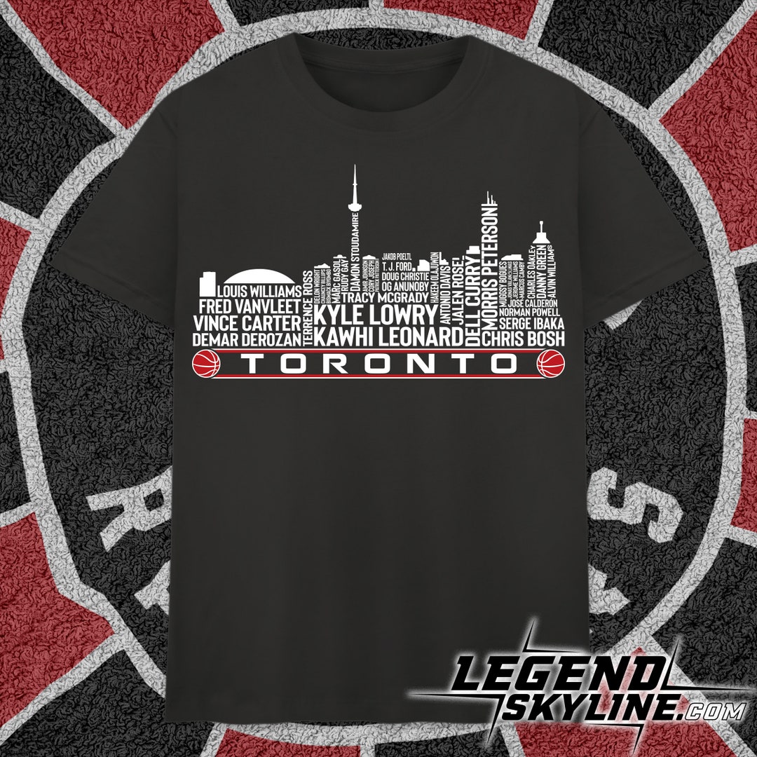 Toronto Basketball Team All Time Legends Toronto City Skyline - Etsy