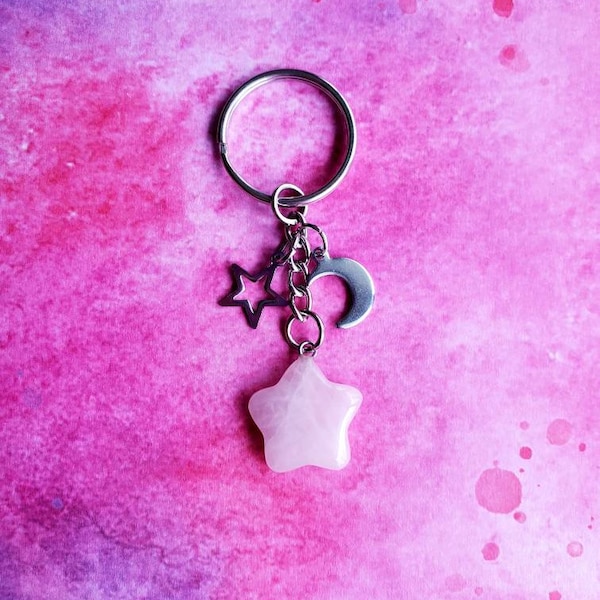 Star Keychain - Etsy