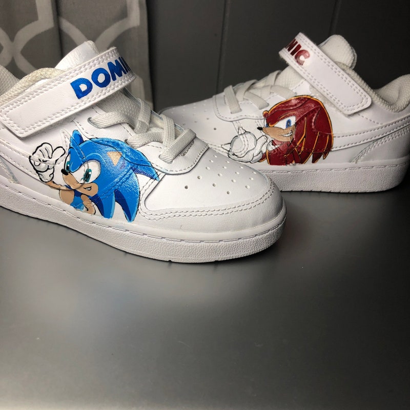 Sonic Knuckles Shoes - Etsy