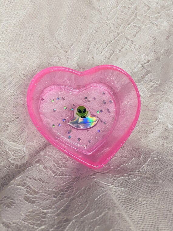 Groovy Alien Guy Heart Dish | Etsy