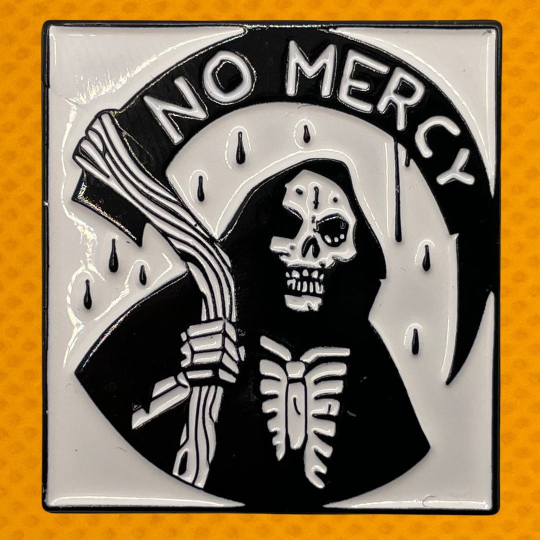 Grim Reaper Skeleton Pin - Etsy