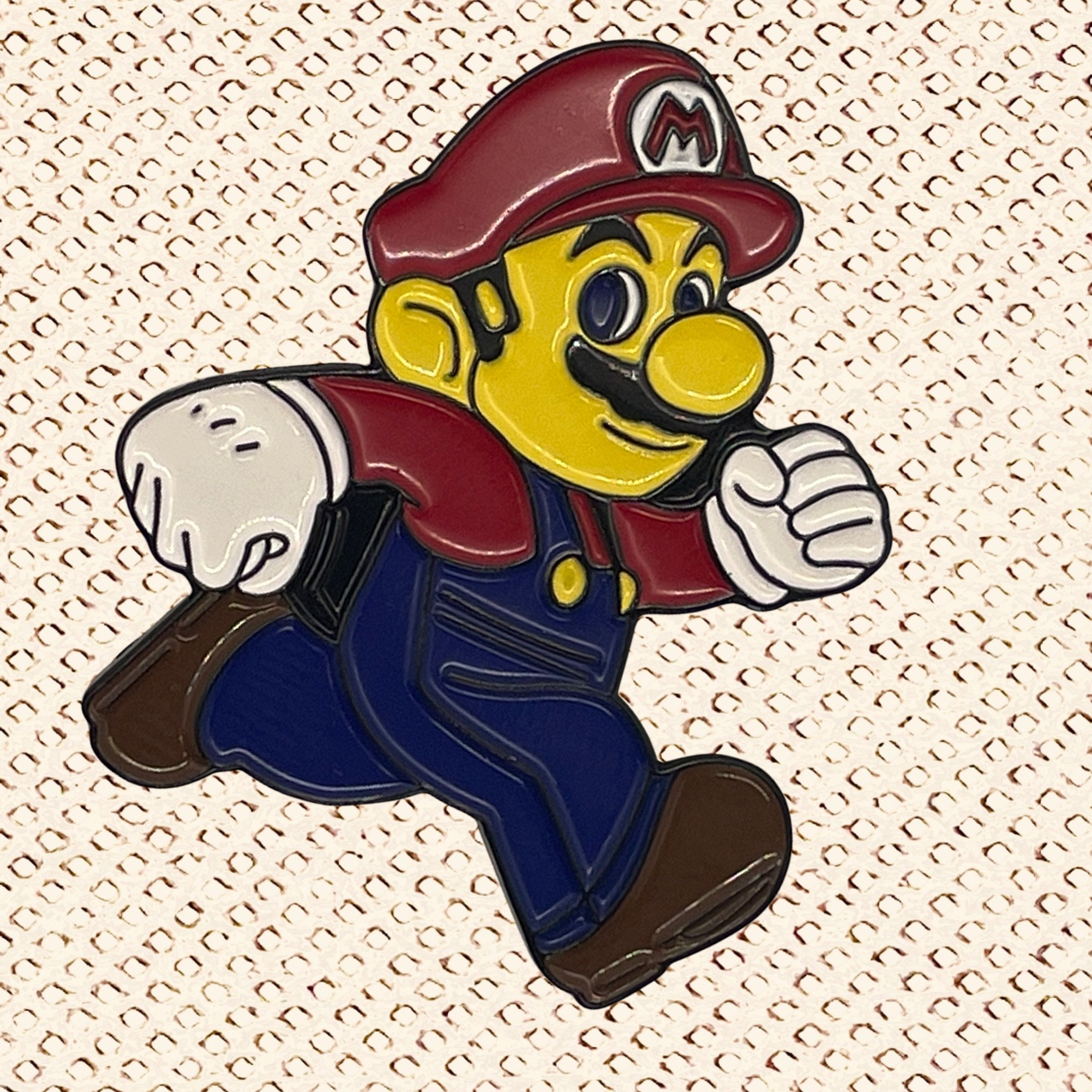 Mario Bros Coin Grabber Enamel Pin - Etsy