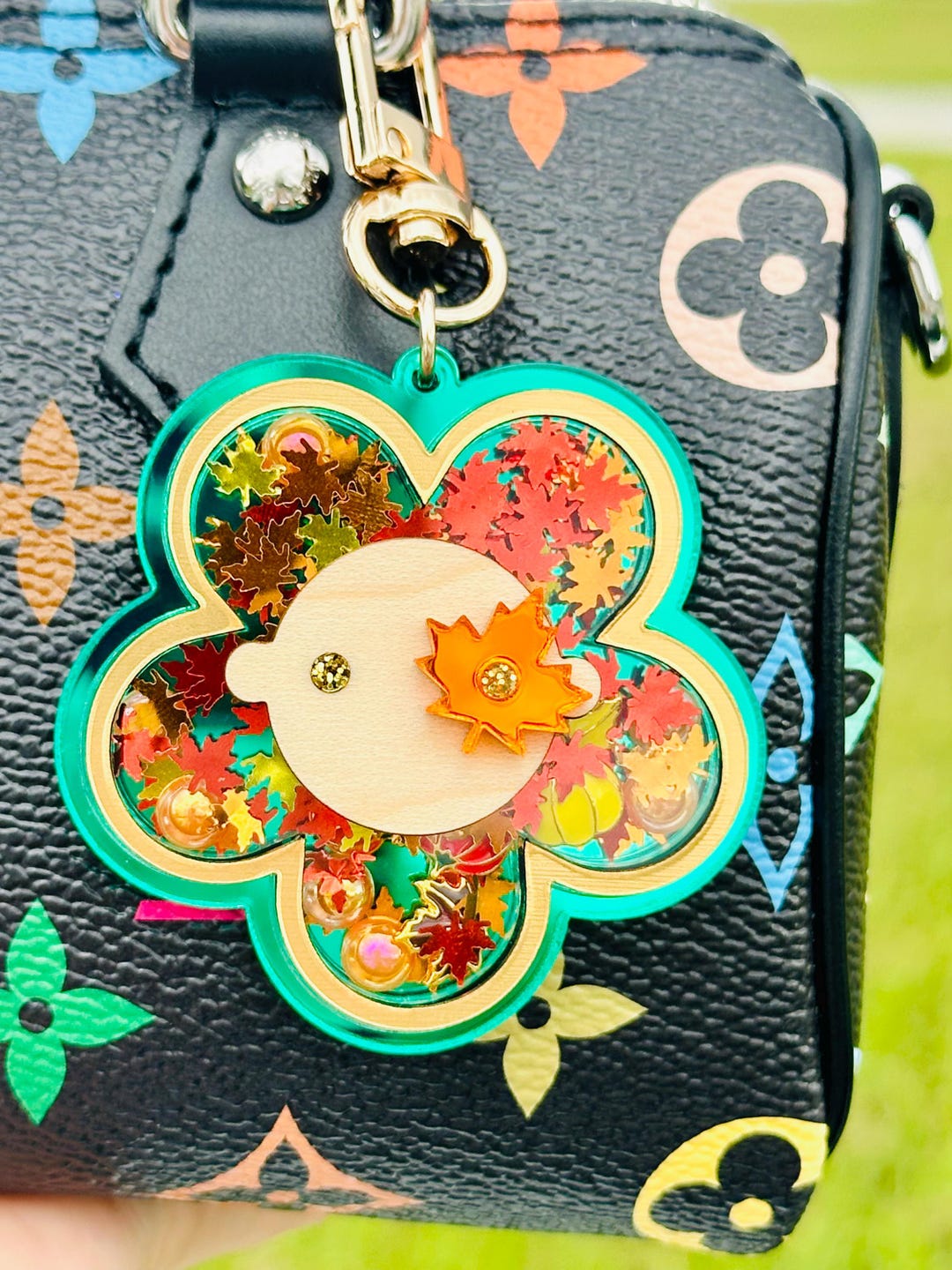NEW VERSION!!! Luxury Handmade Fall Bag Charm/autumn Purse Charm/bag ...