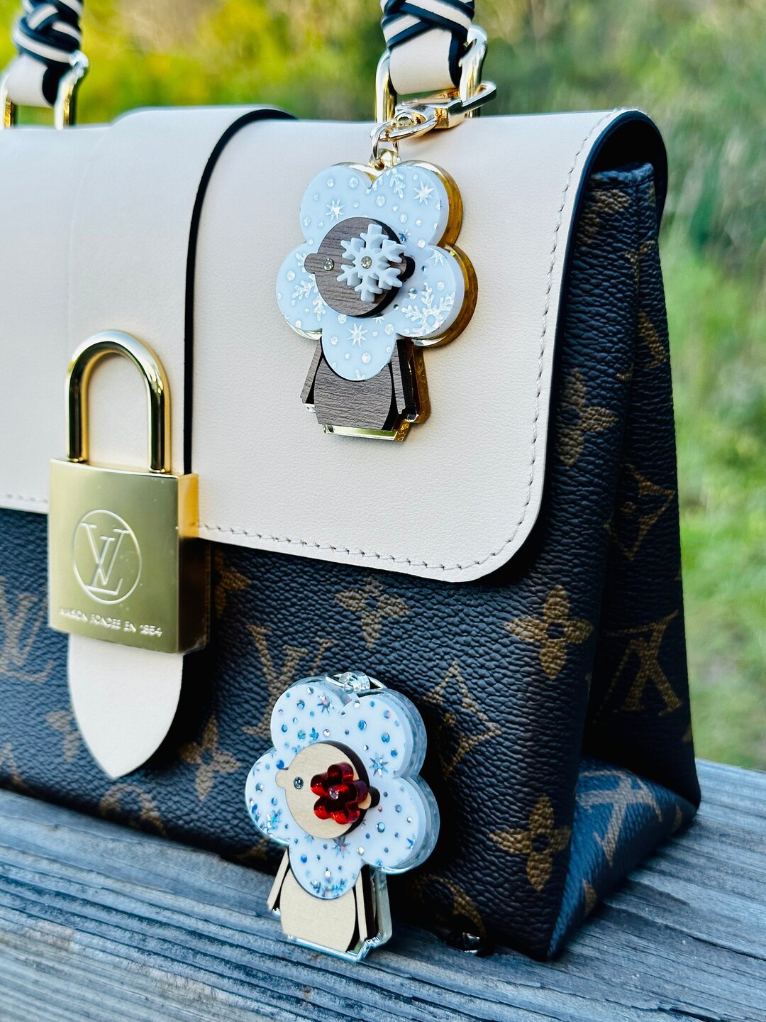 Luxury Holiday Bag Charms/unique Christmas Purse Charms - Etsy