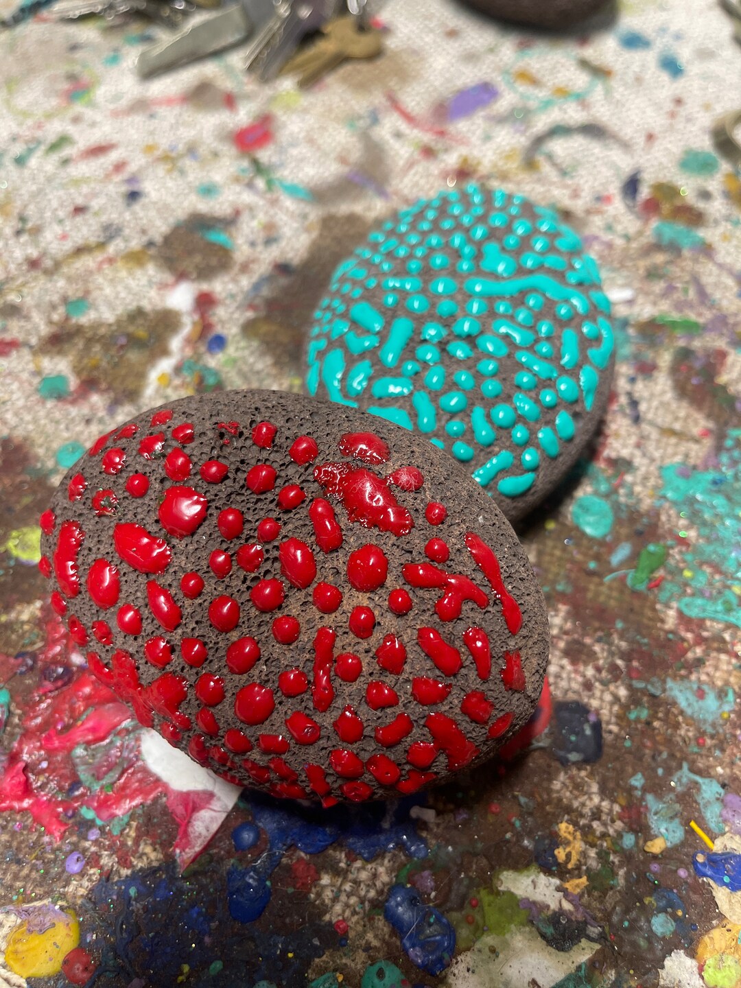 FINGER PICKING STONE, Picking Rocks, Fidget Stone, Pick Rock, Picky ...