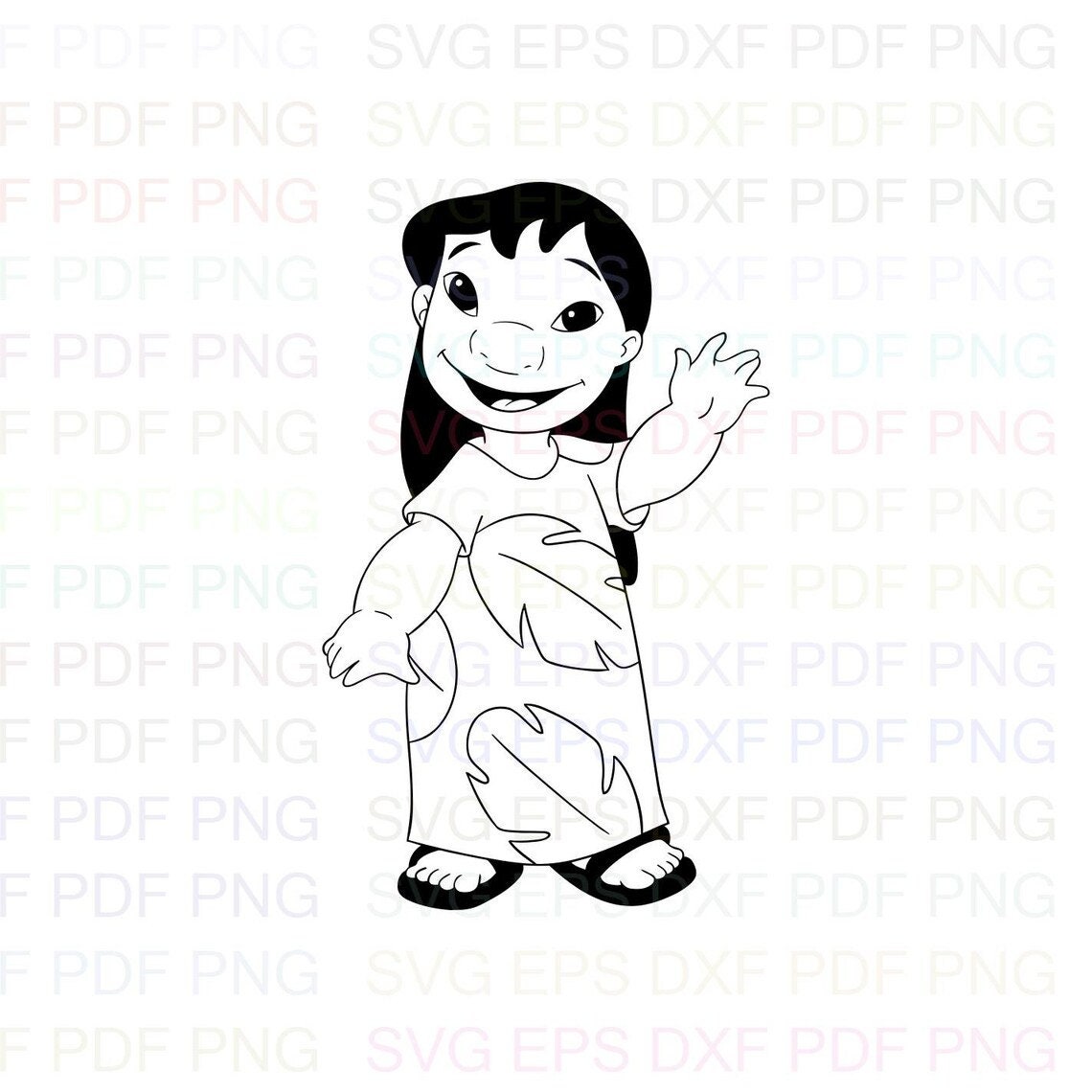 Lilo From Lilo And Stitch Coloring Page Easy Drawing Guides, 50% OFF