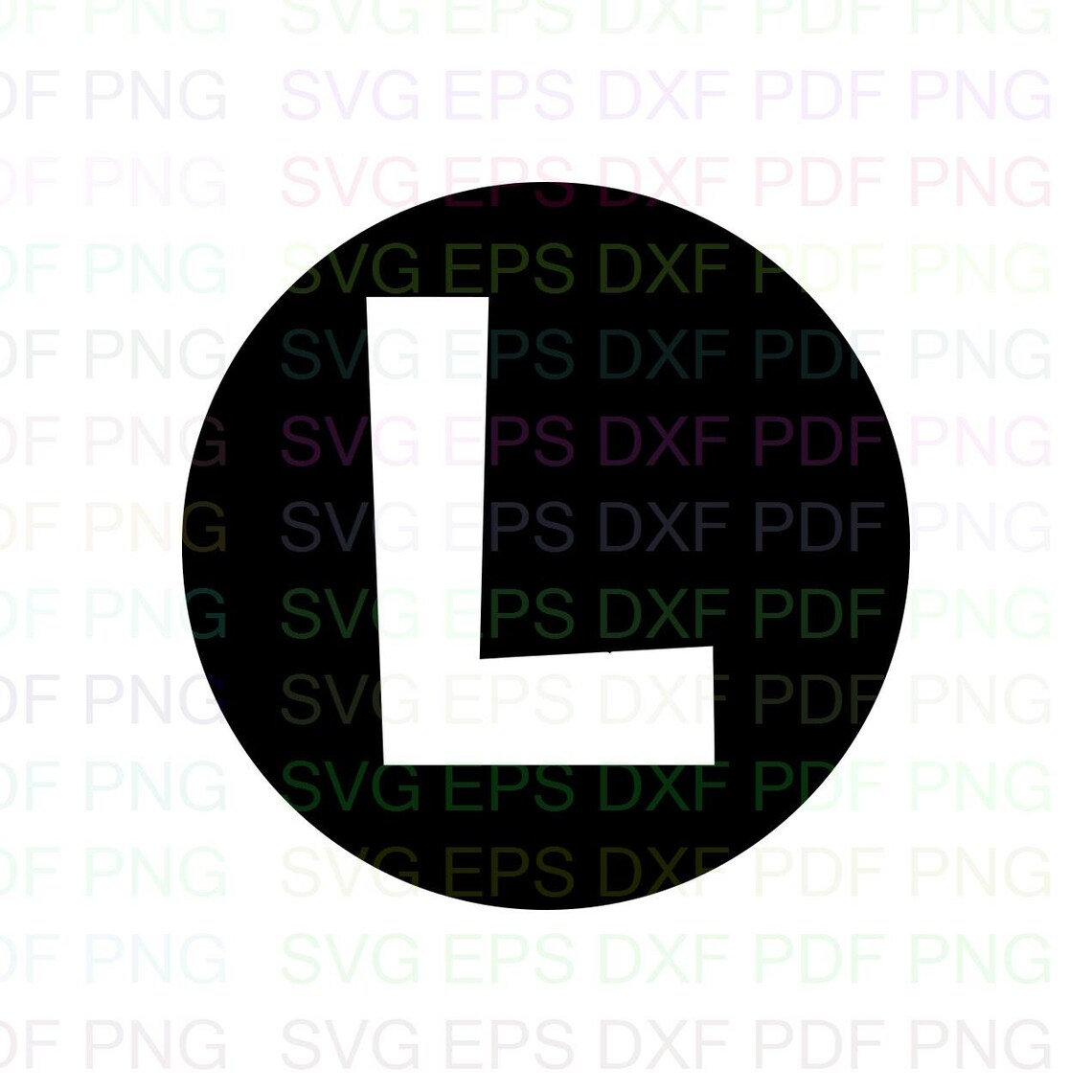 Luigi_logo_l_super_mario_bros Outline Svg Dxf Eps Pdf Png - Etsy New Zealand