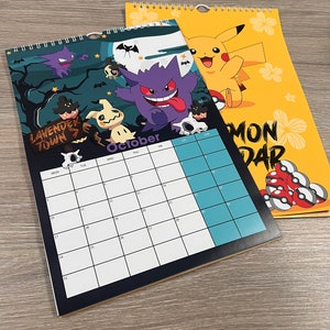 Pokémon Calendar 2025 - Print at Home - Etsy