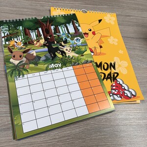 Pokémon Calendar 2025 - Print at Home - Etsy
