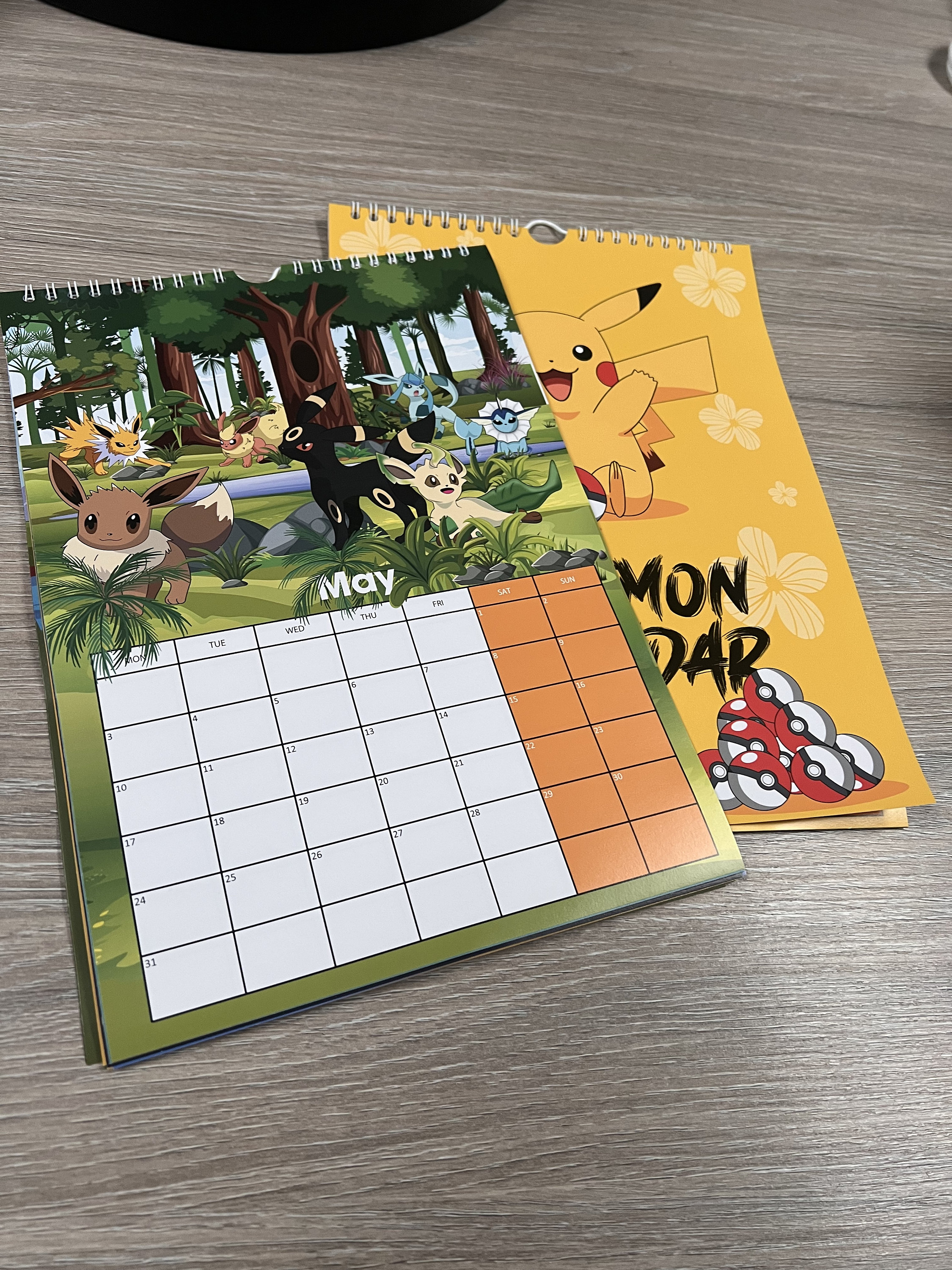 Pokémon Calendar 2025 - Print at Home - Etsy