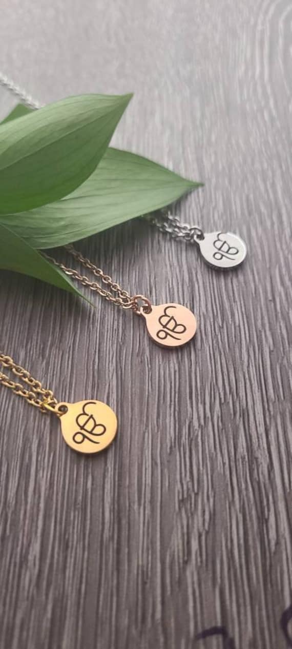 Sikh Faith Ik Onkar Gold/silver/rose Gold Necklace Gifts for | Etsy