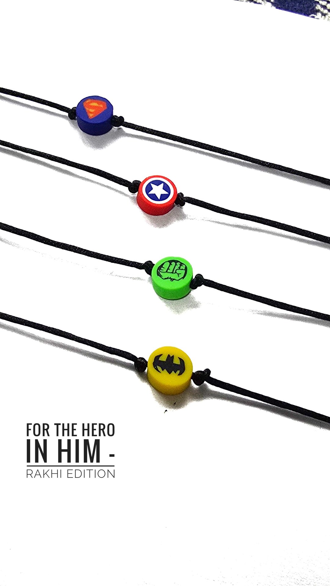 Superhero Bracelet, Hero Bracelet, Kids Rakhi - Children's Rakhi ...