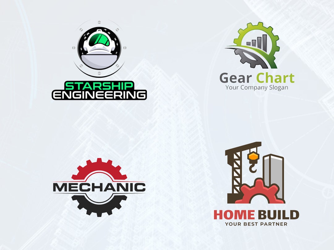 Engineering Company Logo Design Mechanical Creative Logo Industrial ...