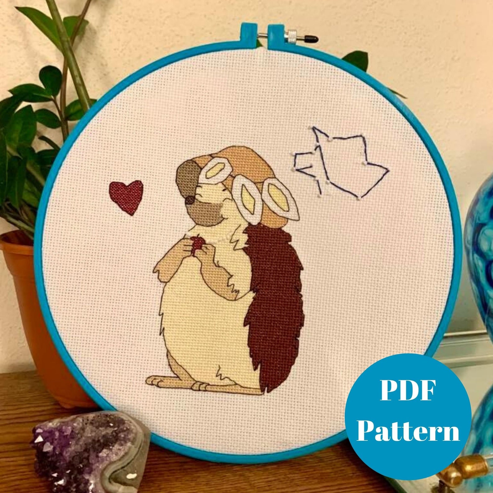 Alice Hedgehog Spiritfarer Cross Stitch PDF Pattern - Etsy