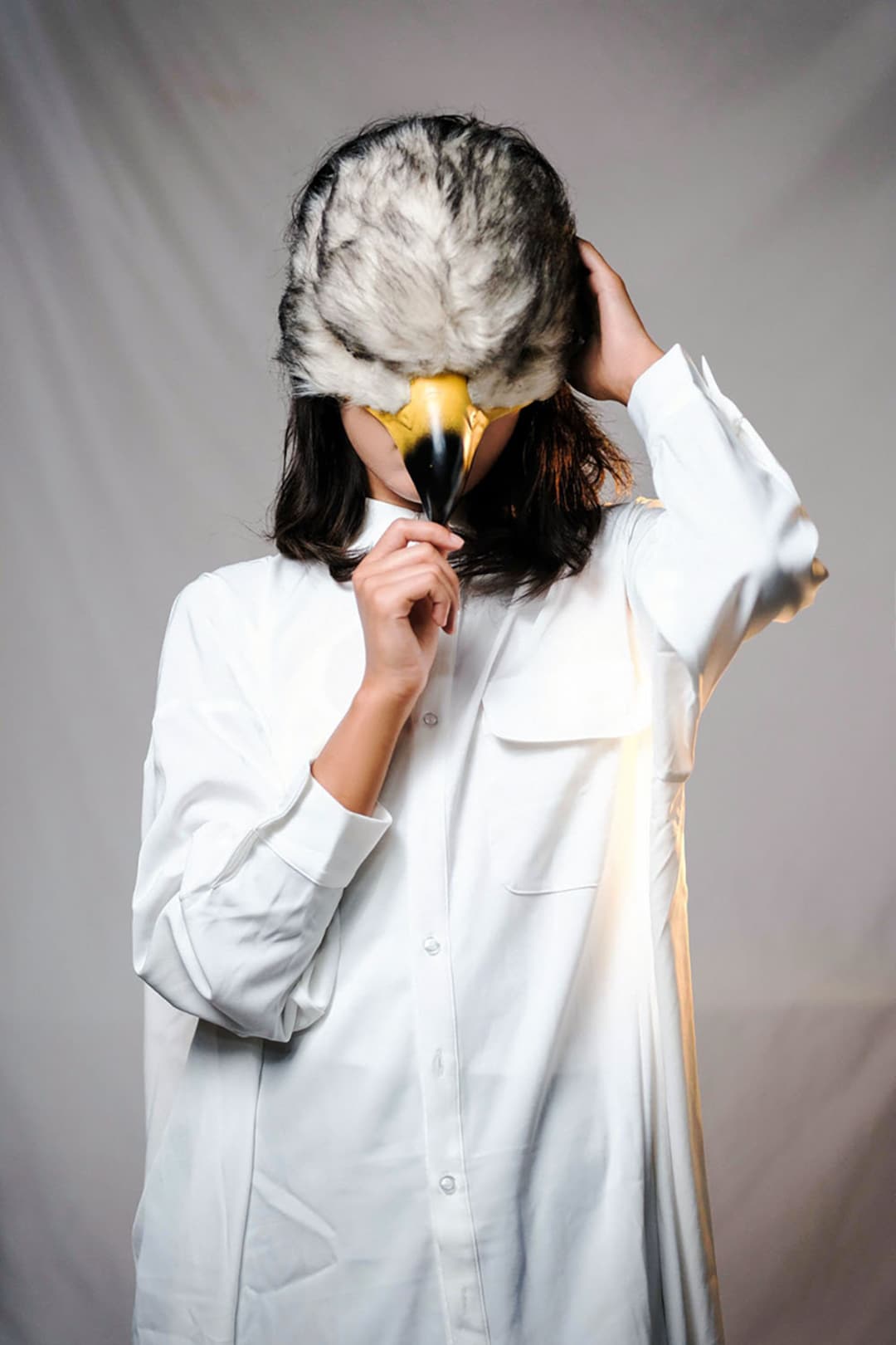 White Eagle Mask Eagle Mask Plush Mask Cute Mask - Etsy