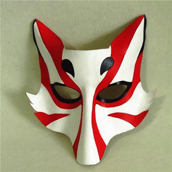 Japanese Fox Mask-masquerade Mask-halloween Mask-masquerade | Etsy