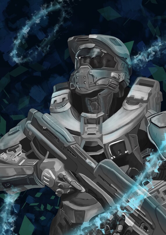 Master Chief A4 Art Print - Etsy