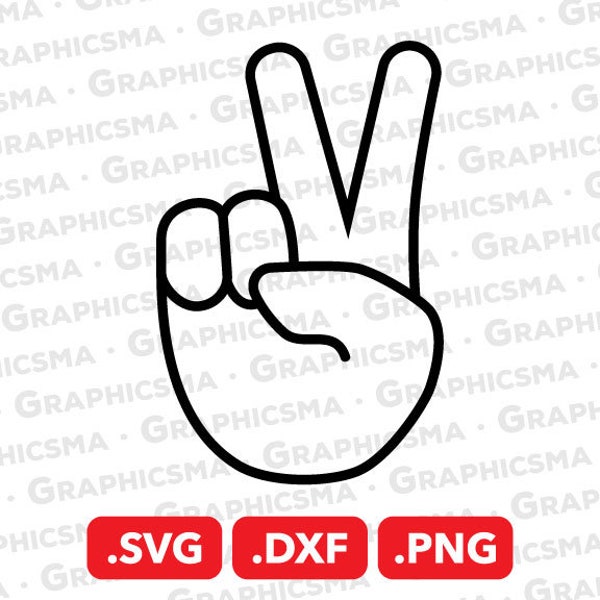 Peace Hand Sign - Etsy