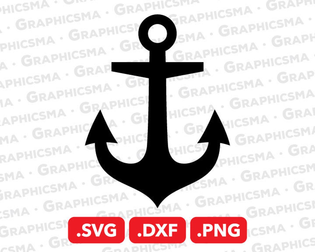 Anchor SVG File, Anchor DXF, Anchor Png, Ship Anchor Svg, Anchor ...