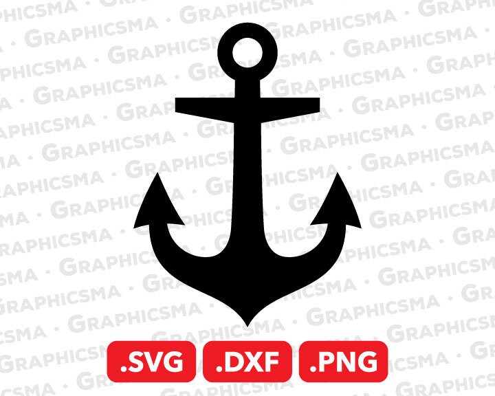 Anchor SVG File, Anchor DXF, Anchor Png, Ship Anchor Svg, Anchor ...