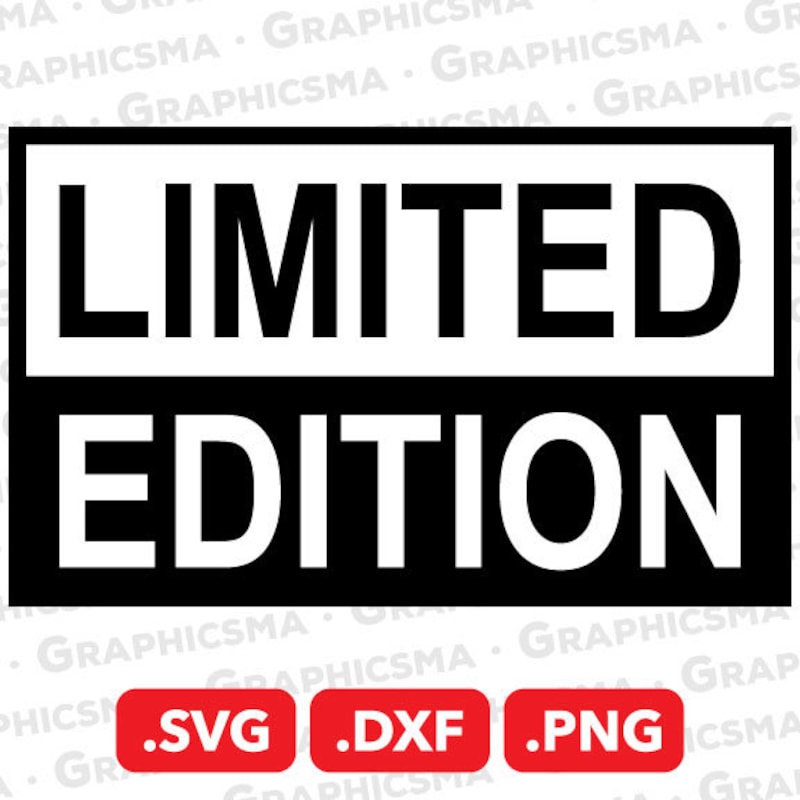 Limited Edition Svg - Etsy