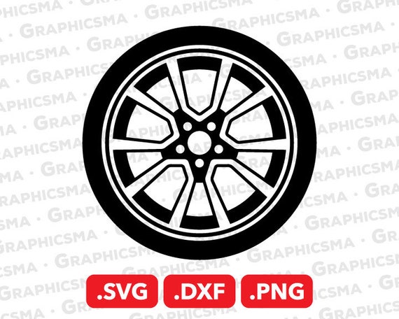 Wheel SVG File Wheel DXF Wheel Png Tyre Svg Car Wheel Tyre - Etsy