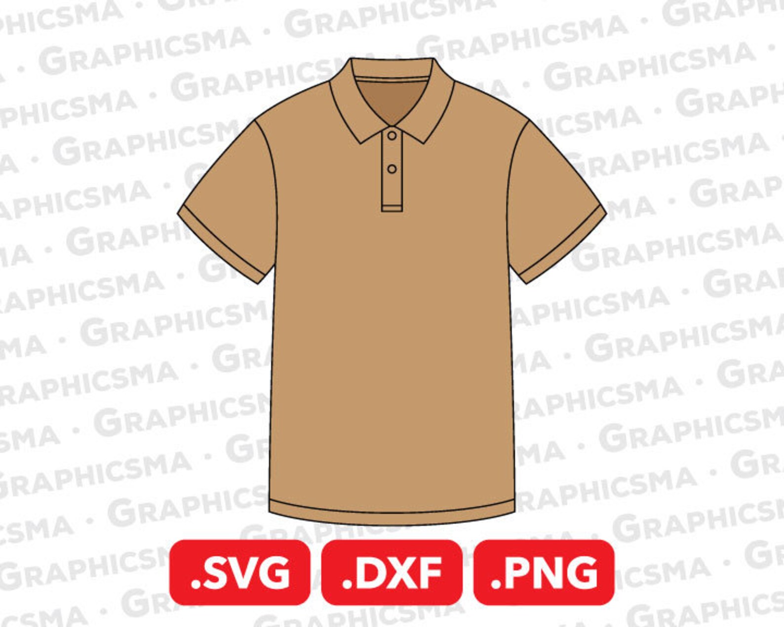 Tshirt SVG File T-shirt DXF Collar T Shirt Png Polo Shirt | Etsy